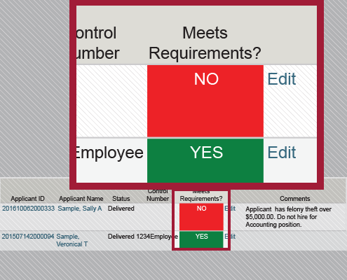 Use Our Meet Requirements Function | One Source